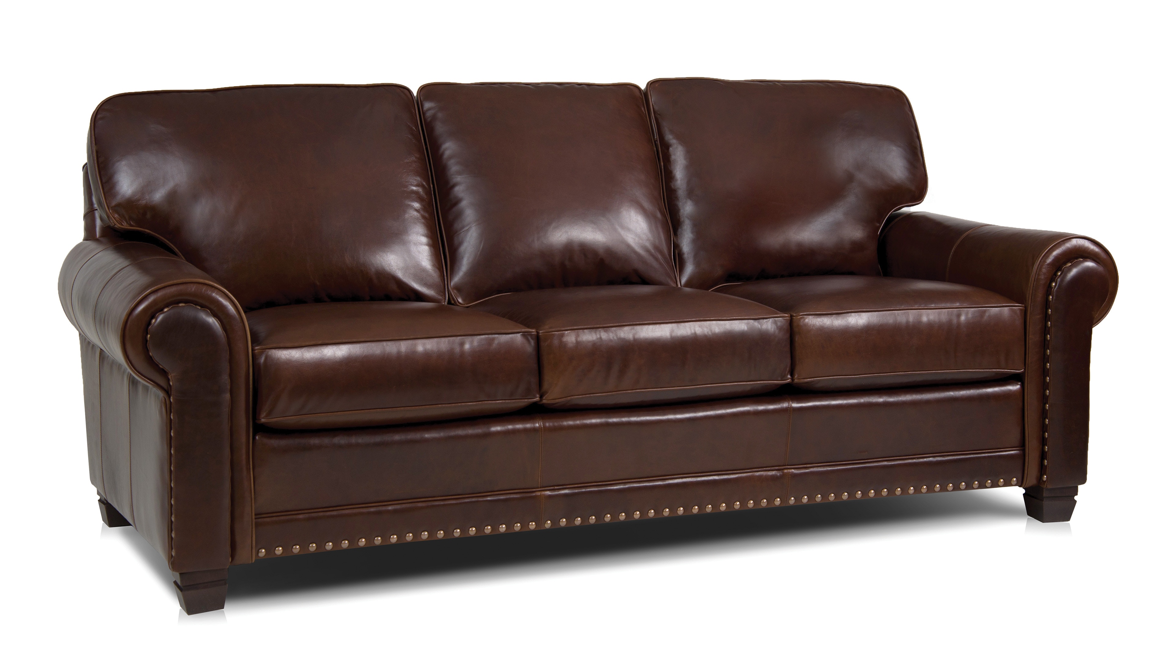 Smith Brothers Living Room Three Cushion Sofa 393 10 Hickory Furniture Mart Hickory NC